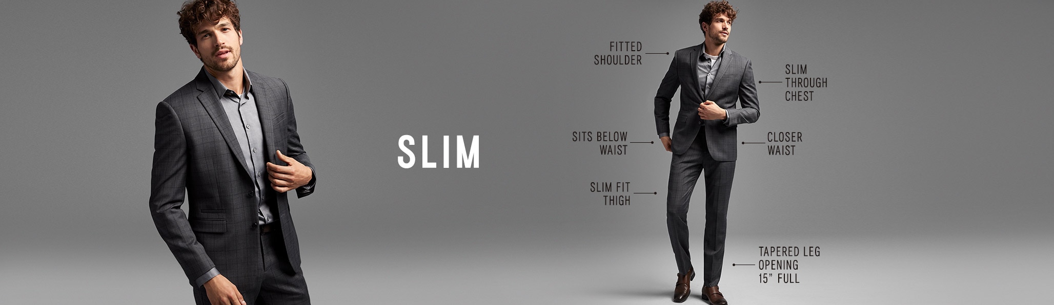 Men's Slim Fit Suits - Shop Suits