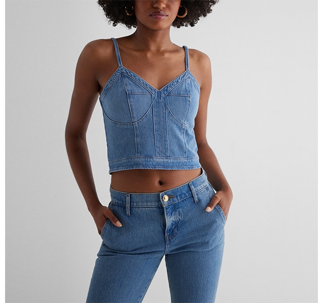 How to Style Denim on Denim - Express